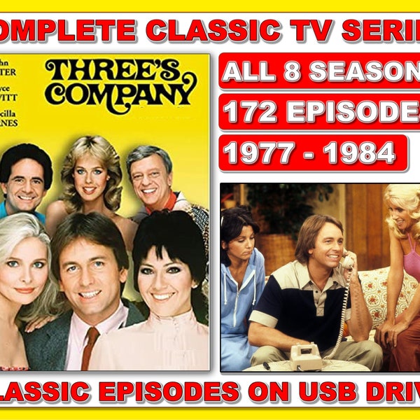 Threes Company Tv Series - Etsy