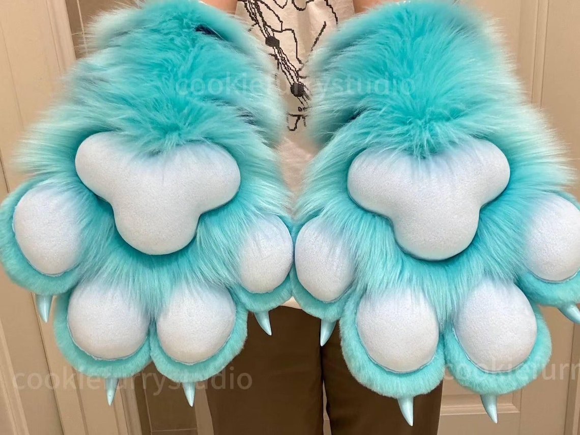 Costume Furry Paws Fursuit Paws Commission Cosplay Cat Paws - Etsy