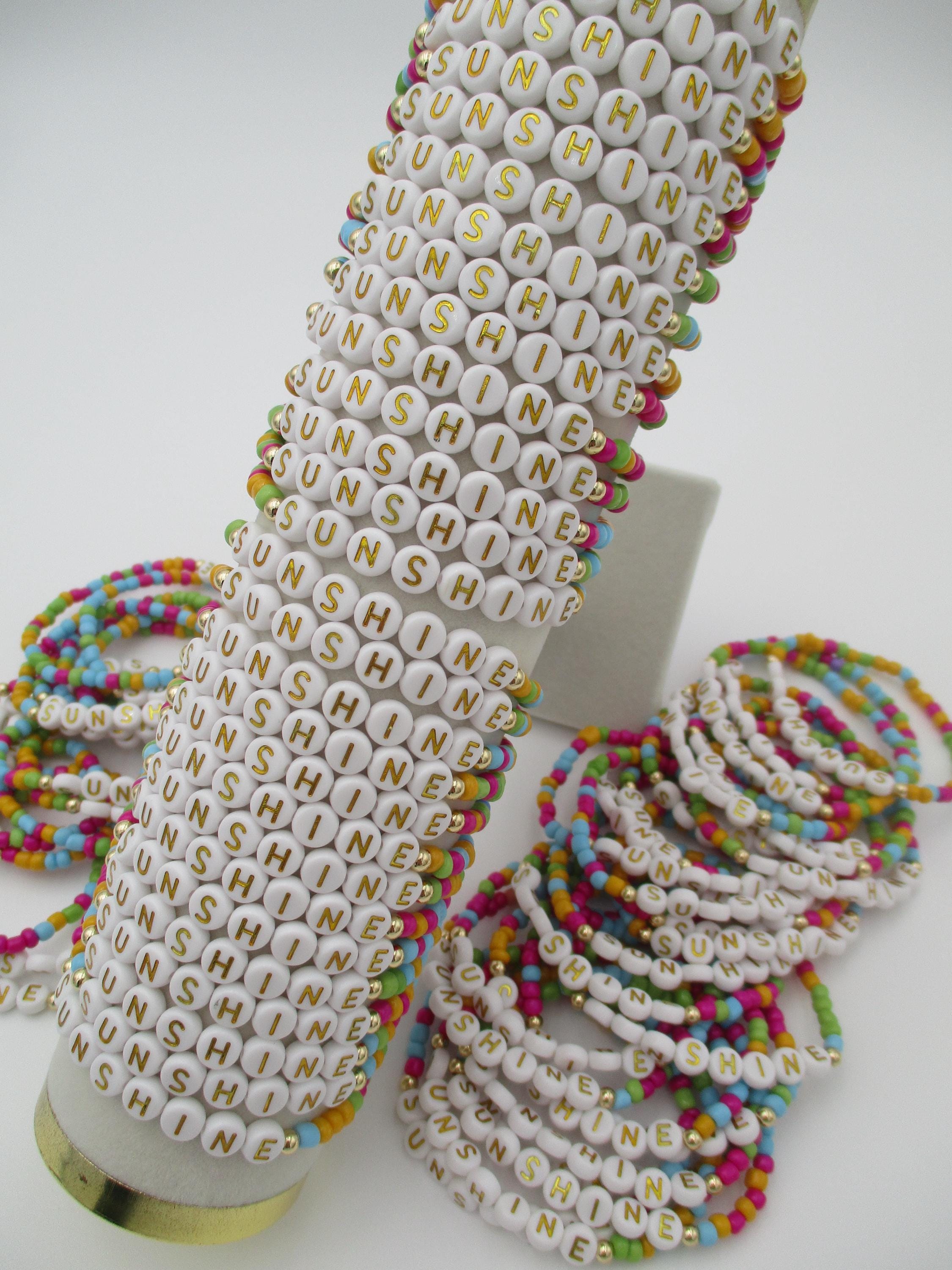 Custom Bulk Bracelet, Bulk Gifts, Bulk Team Bracelet,friendship Bracelets, Personalized ...