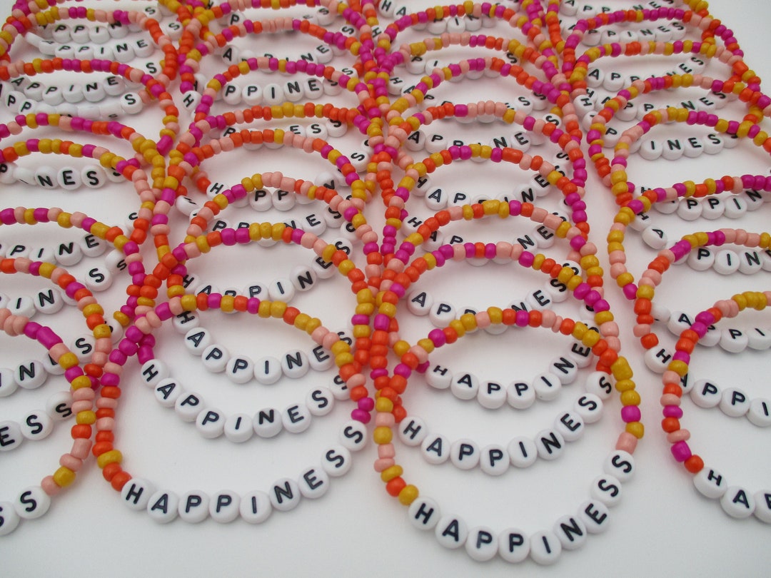 Bulk Team Bracelet, Personalized Bracelets, Beaded Bracelets, Wholesale ...