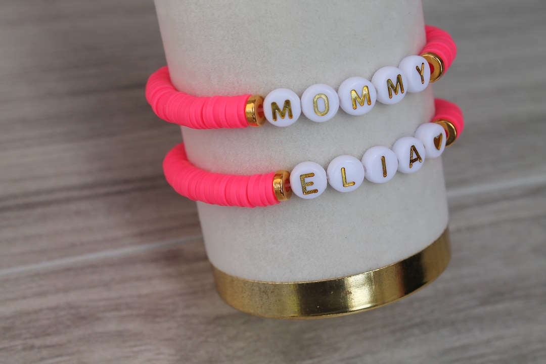 First Day of School/kindergarten/preschool, Mama & Mini Bracelet Set ...