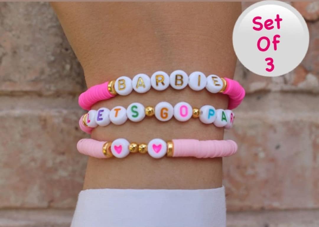 Pink Party Gift Bracelet, Pink Inspired, Trendy Jewelry for Her ...