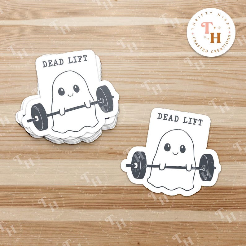 Dead Lift PNG SVG EPS | Funny Ghost Weightlifting Halloween Graphic ...
