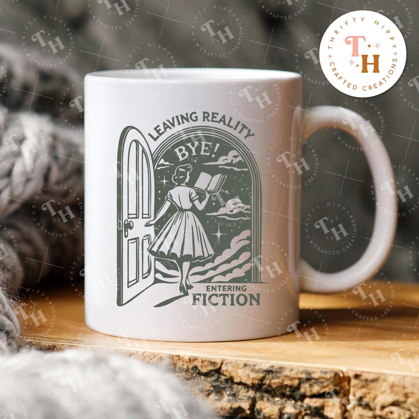 Leaving Reality PNG SVG EPS | Entering Fiction Book Lover Design ...
