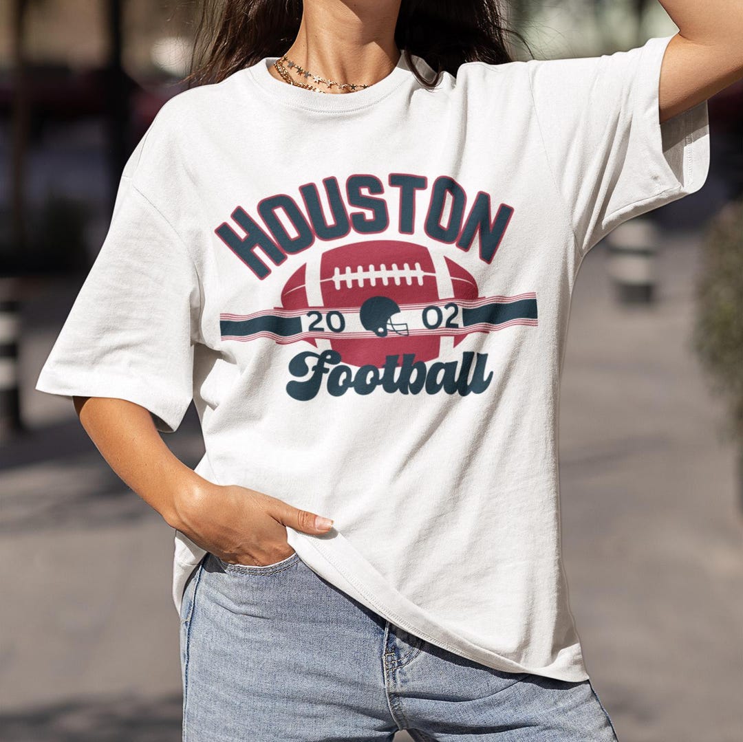 Houston Football Vintage T-shirt, Houston Texan Throwback Tee, Unisex ...