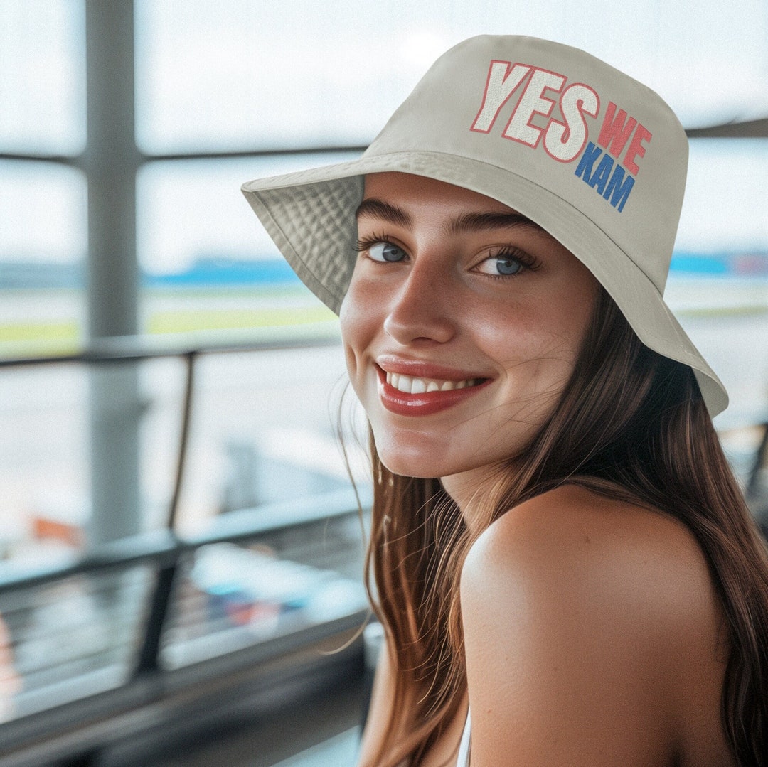 Yes We Kam Bucket Hat, Kamala Harris 2024 Fisherman's Hat, Anti Trump ...