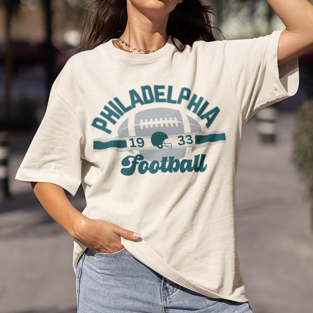 Philadelphia Football Vintage T-shirt, Philadelphia Eagle Throwback Tee ...