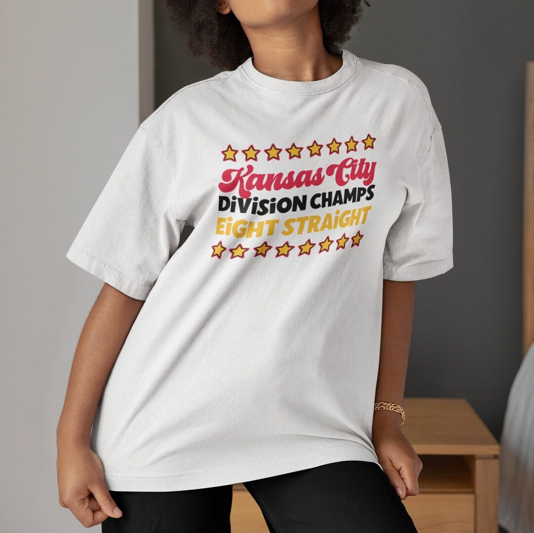 Kansas City Football Eight Straight Division Champions T-shirt, Vintage ...