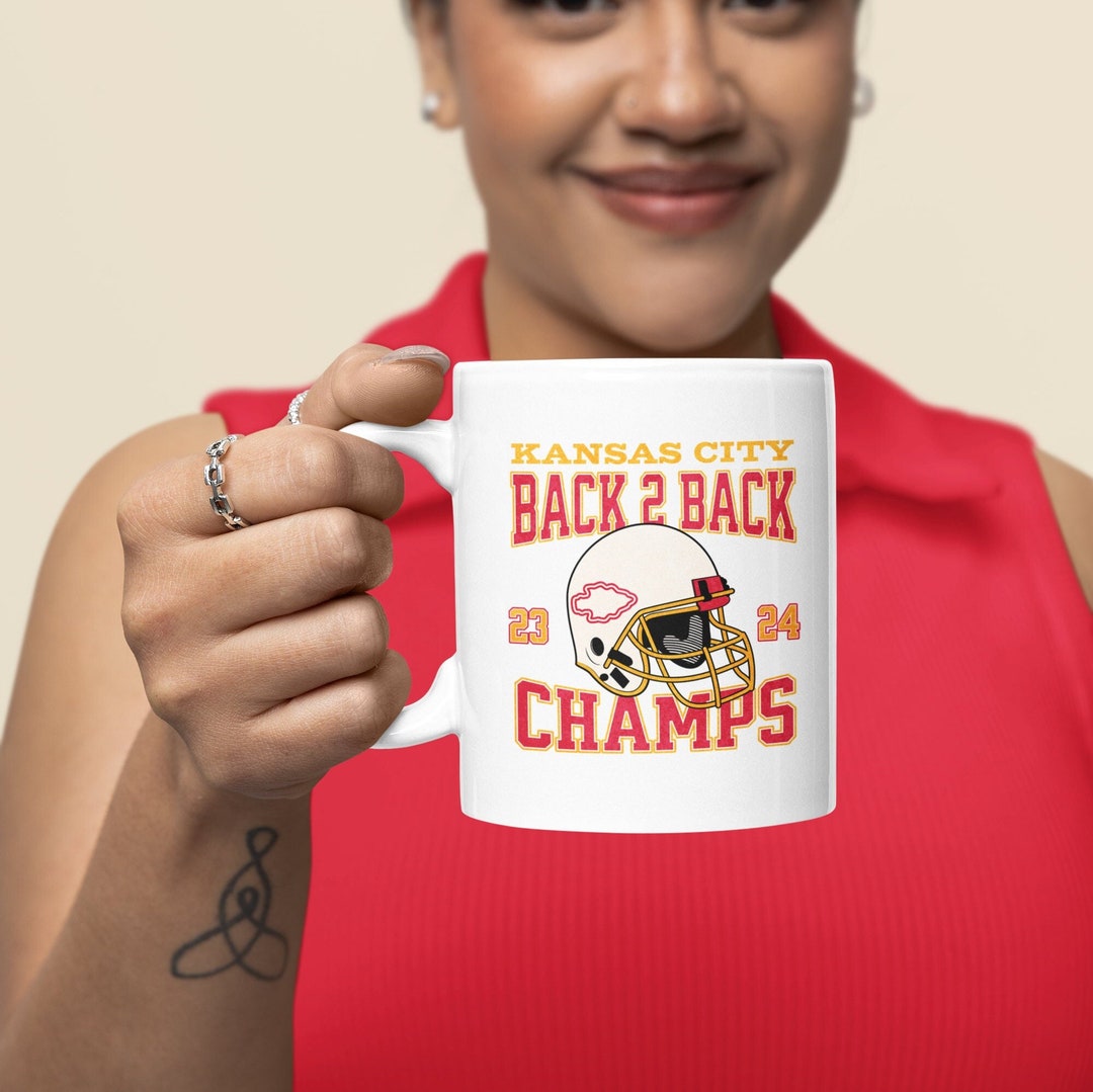 Kansas City Football Ceramic Mug, Back to Back Superbowl Champions Mug ...