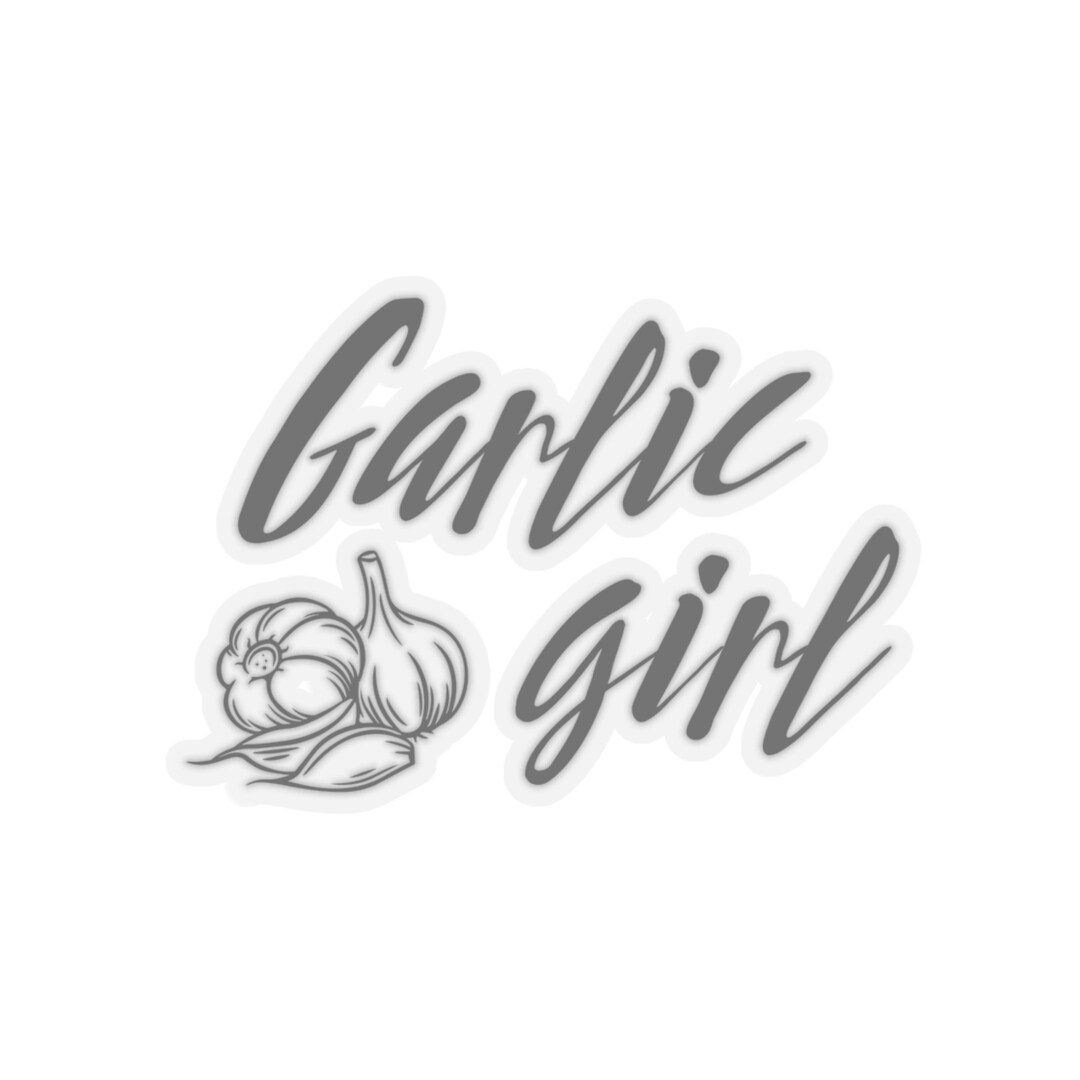 Garlic Girl Vinyl Sticker, Funny Farm Sticker - Etsy