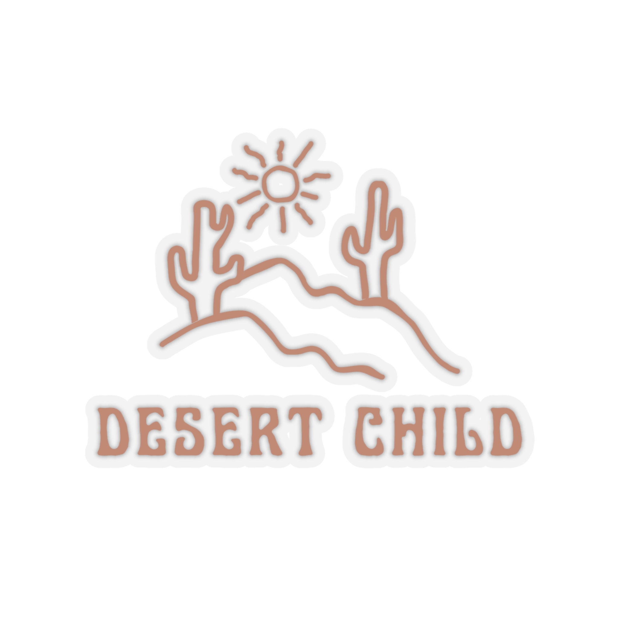 Desert Child Sticker Desert Sticker Cactus Sticker - Etsy