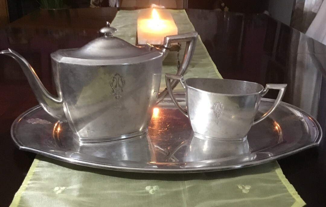 Vintage Oneida Tea Service Set Circa 1900-1940 - Etsy