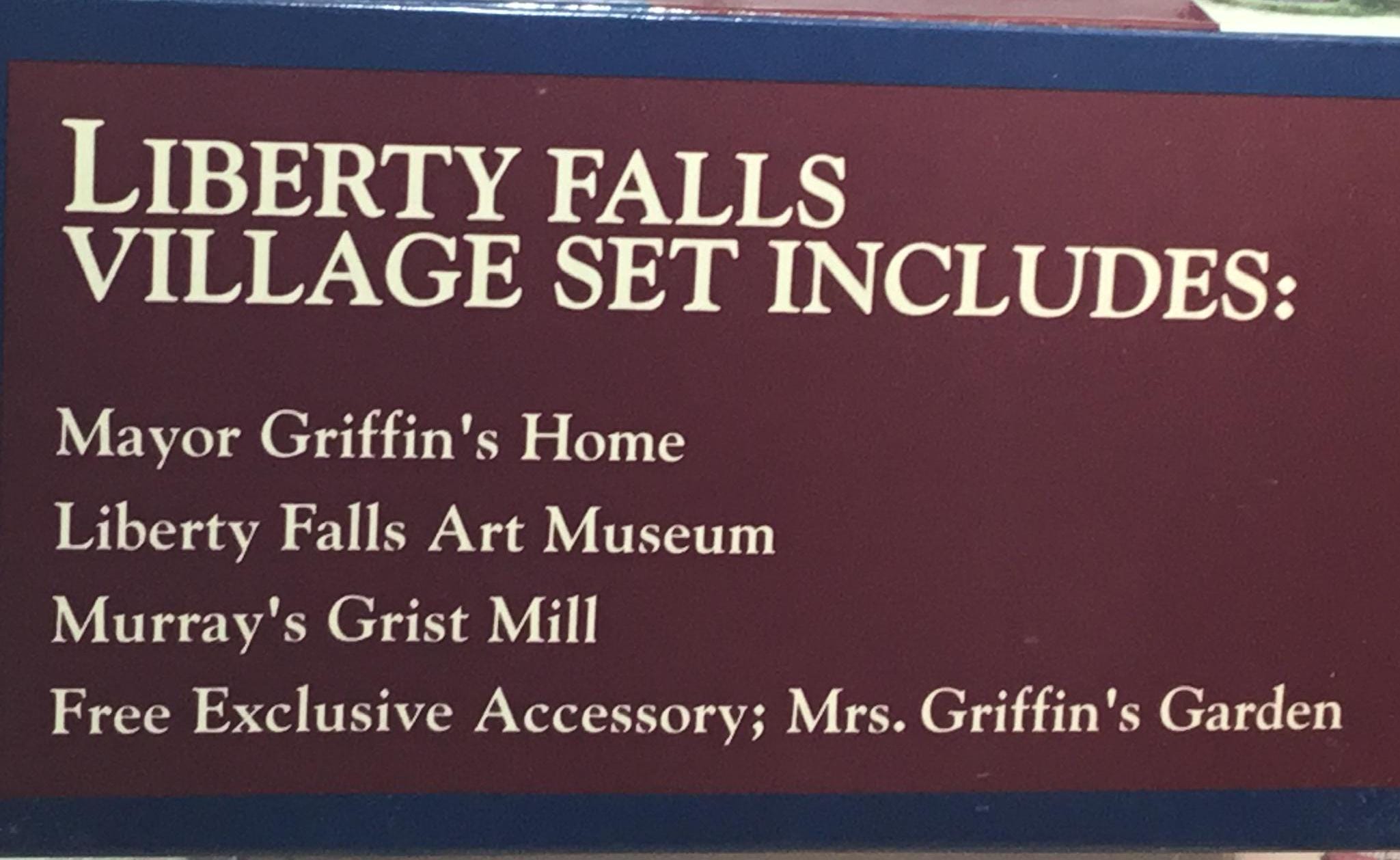 Liberty Falls Miniatures Set of 4 Structures Including Mayor Griffin's ...