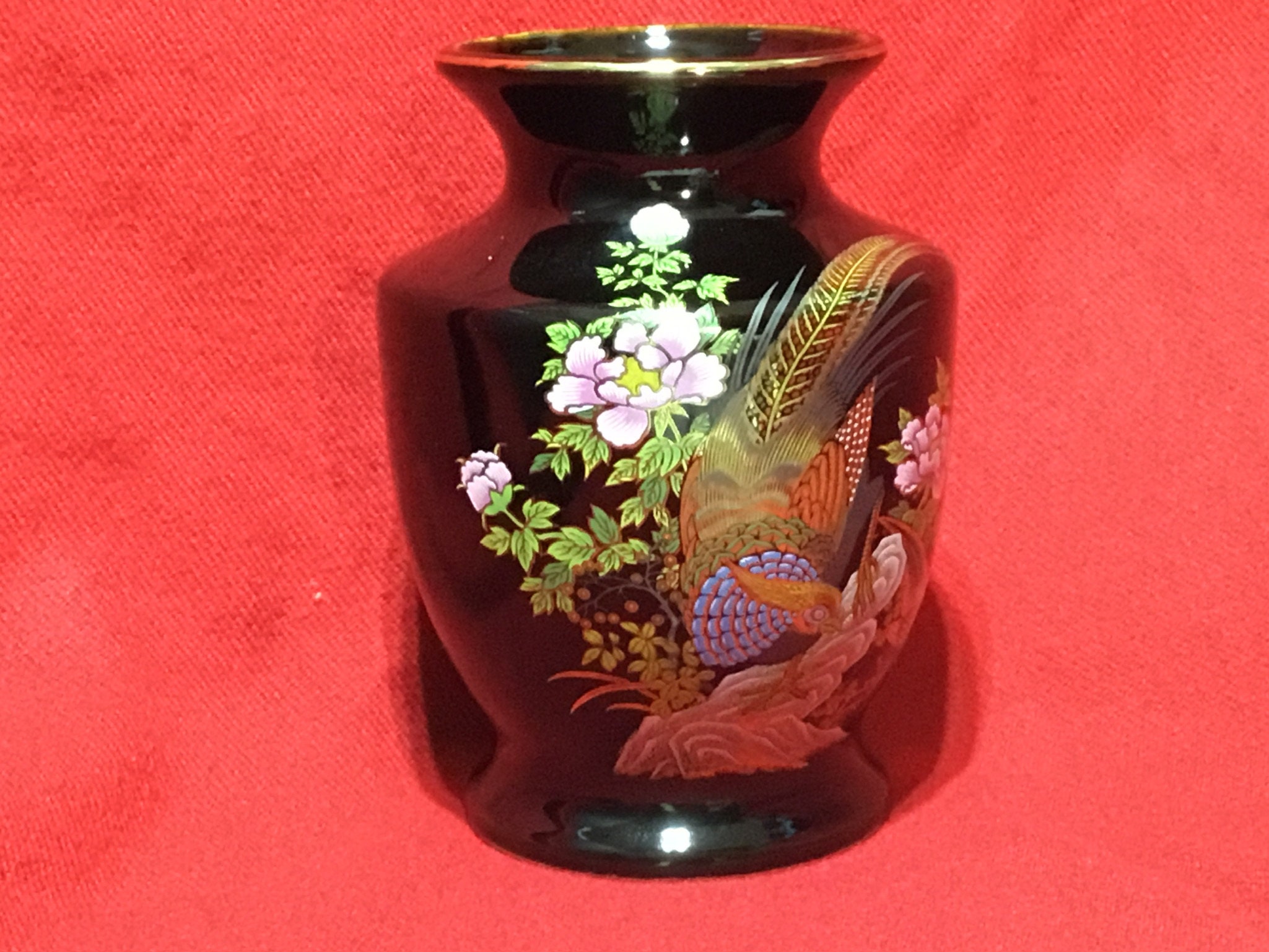 Vintage Japanese Style Vase - Etsy
