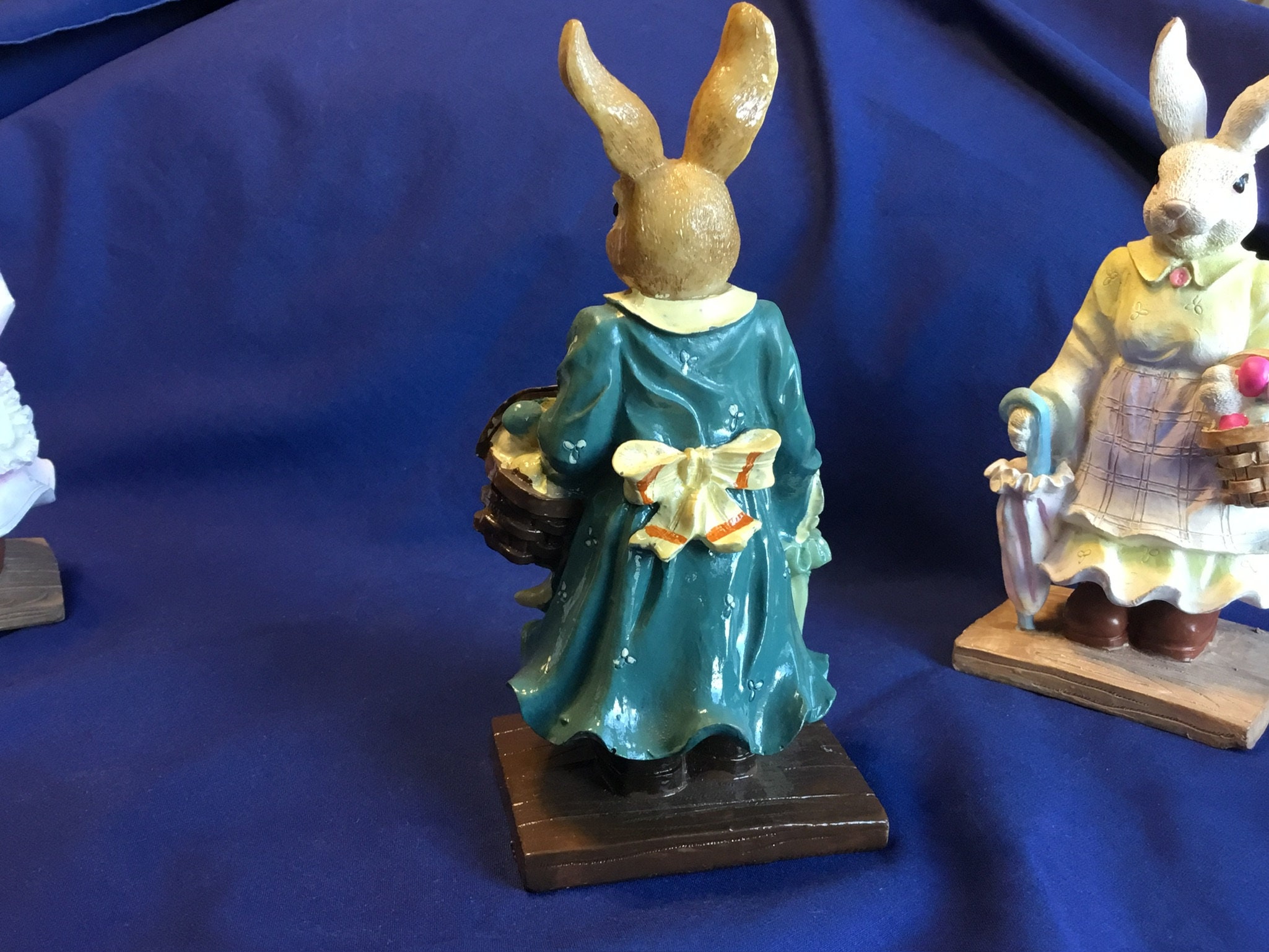 Easter Rabbits Delivering Baskets and Eggs - Set of Three (3) - Etsy
