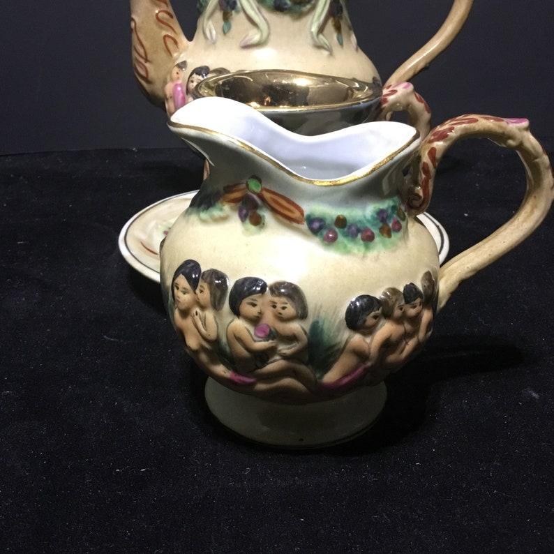 Vintage R. Capodimonte Tea Set in A Box - Etsy