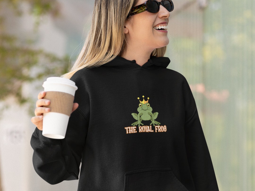 The Royal Frof Hoosie Cute Frog Hoodie frog Hoodie Frog - Etsy