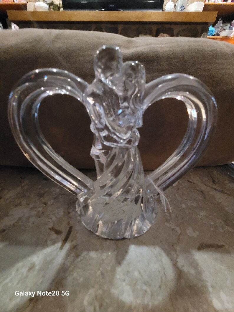 Lead Crystal Cake Topper. - Etsy
