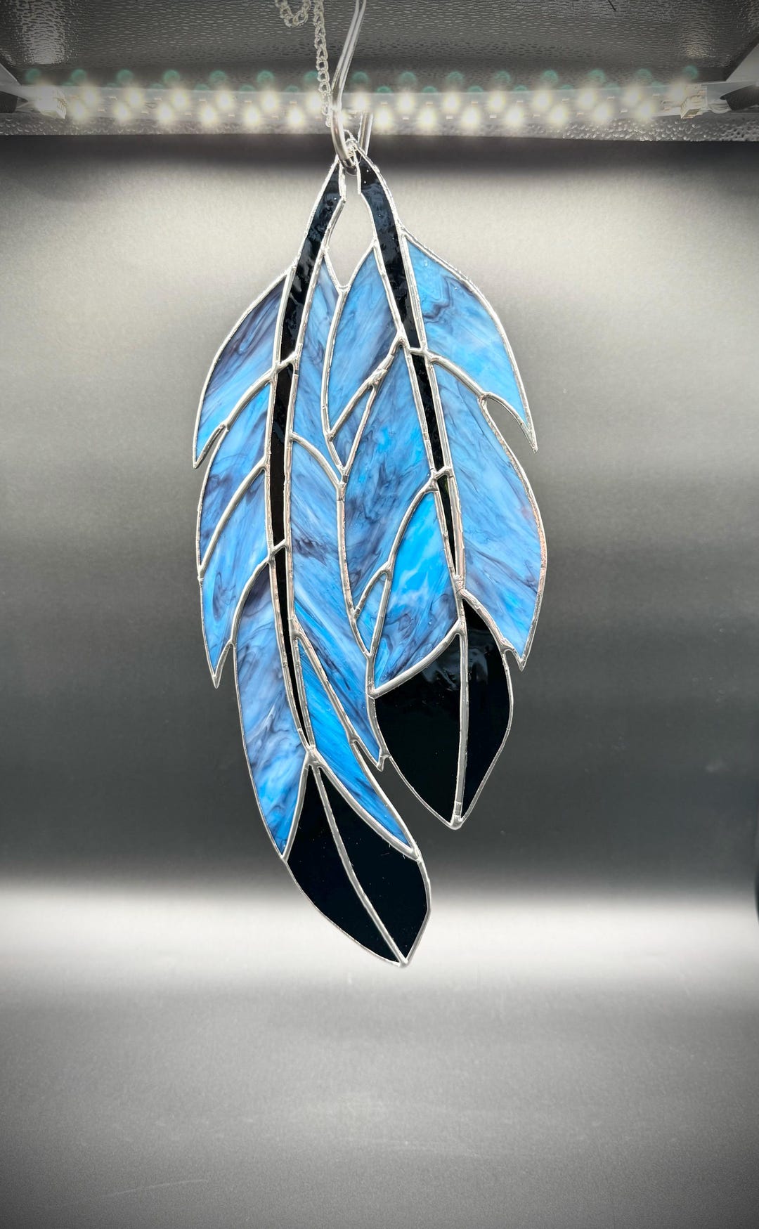 Stained Glass Feathers Homemade Stain Glass Feathers Handmade by ...