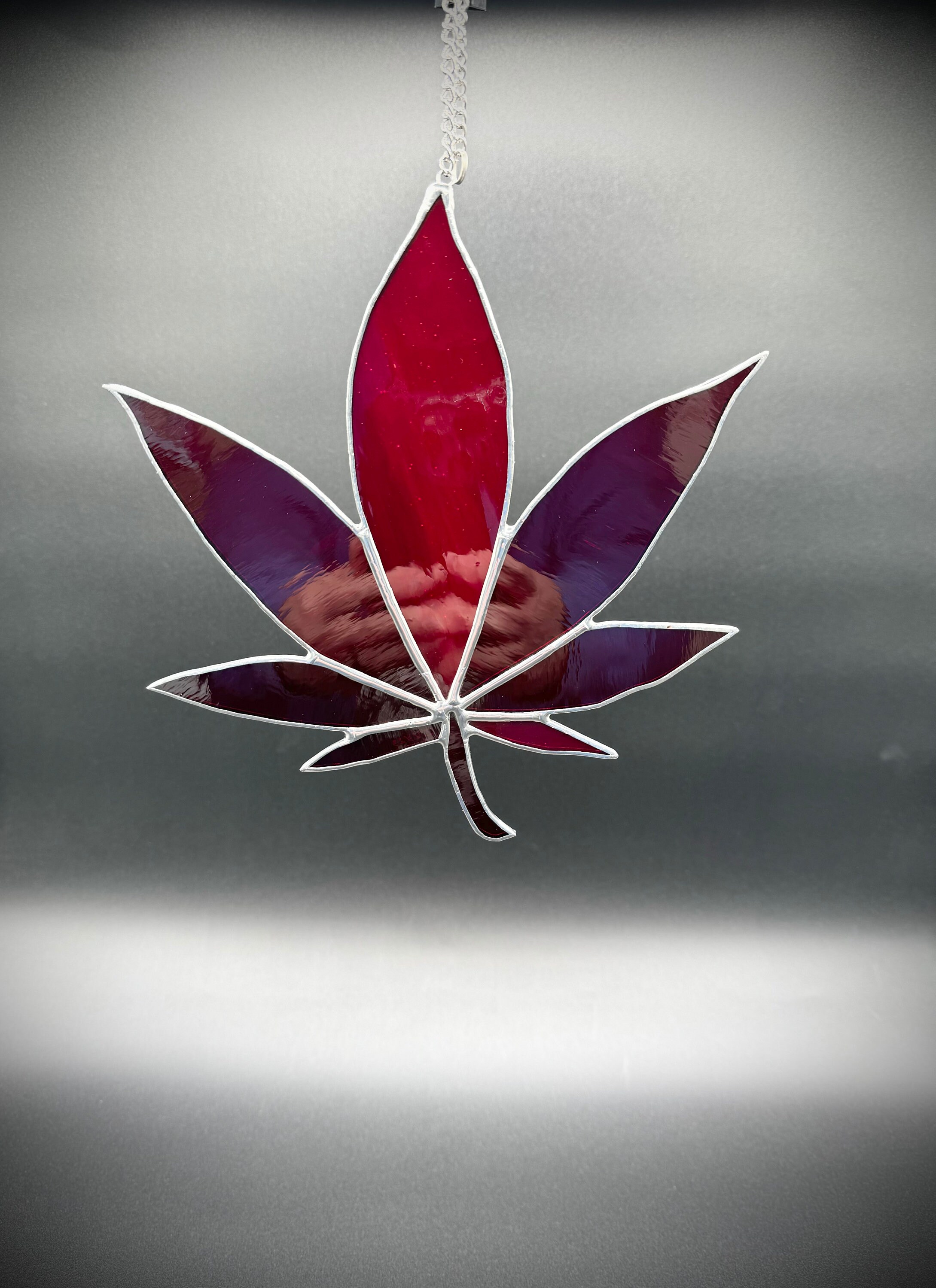 True Stained Glass Pot Leaf Homemade Stain Glass Pot Leaf Can Be Made ...