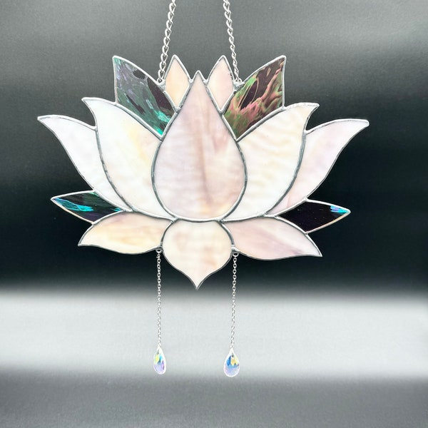 Stained Glass Lotus - Etsy