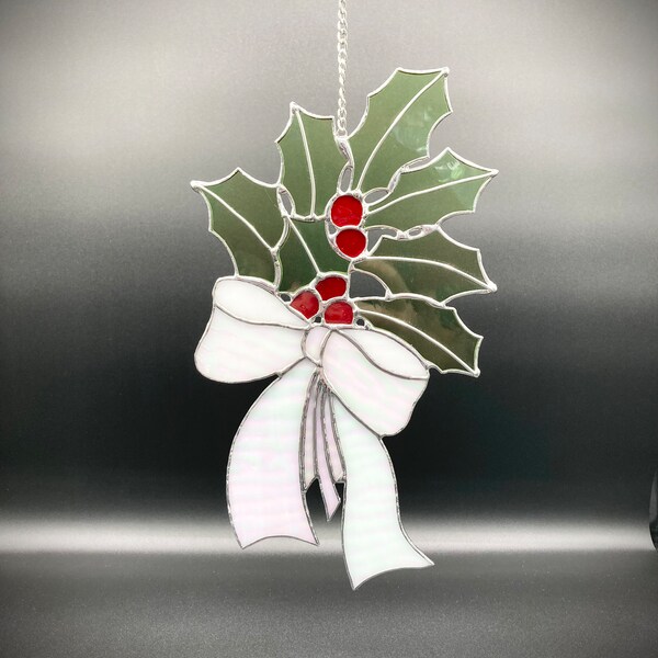 Stained Glass Holly - Etsy