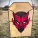 Handmade Stained Glass Devil Homemade Stain Glass Halloween Seasonal ...