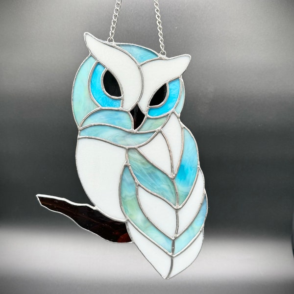 Glass Owl - Etsy