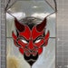 Handmade Stained Glass Devil Homemade Stain Glass Halloween Seasonal ...