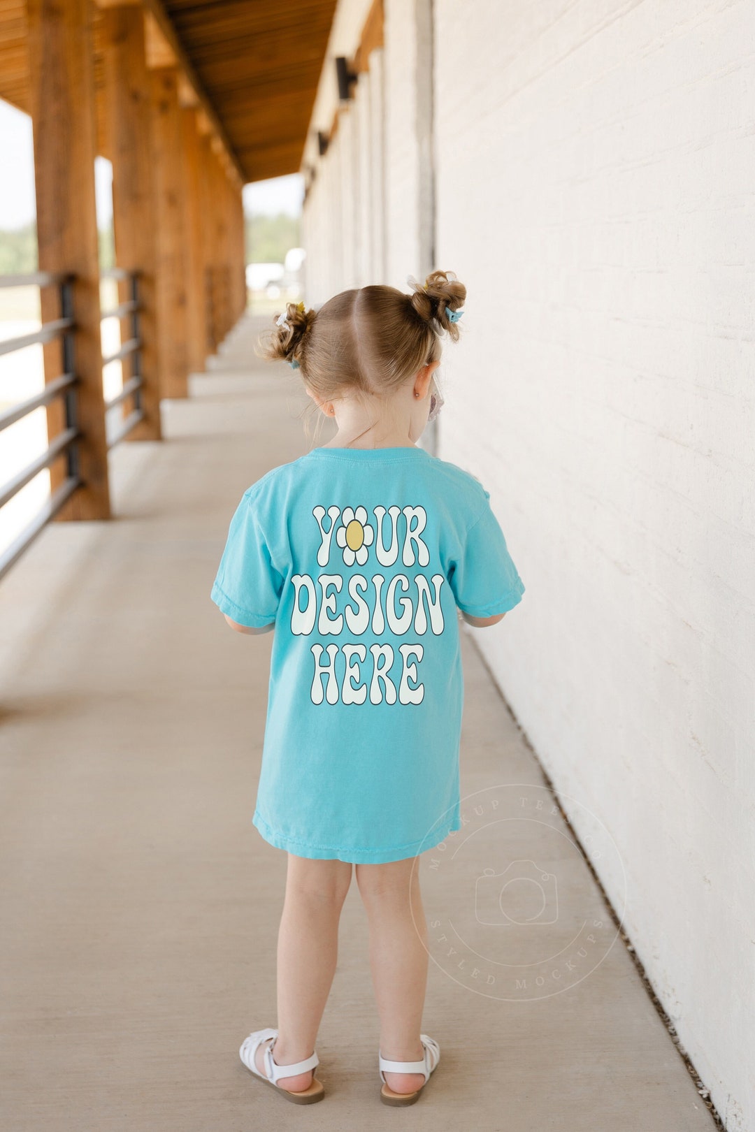 Comfort Colors Blue Kids Shirt Mockup Etsy Shop Kit Comfort Colors Mock ...