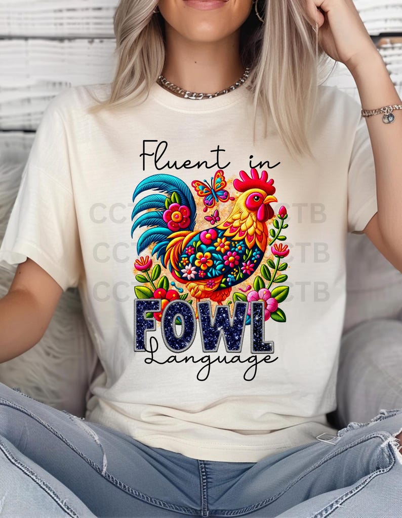 Fluent in Fowl Language - Etsy