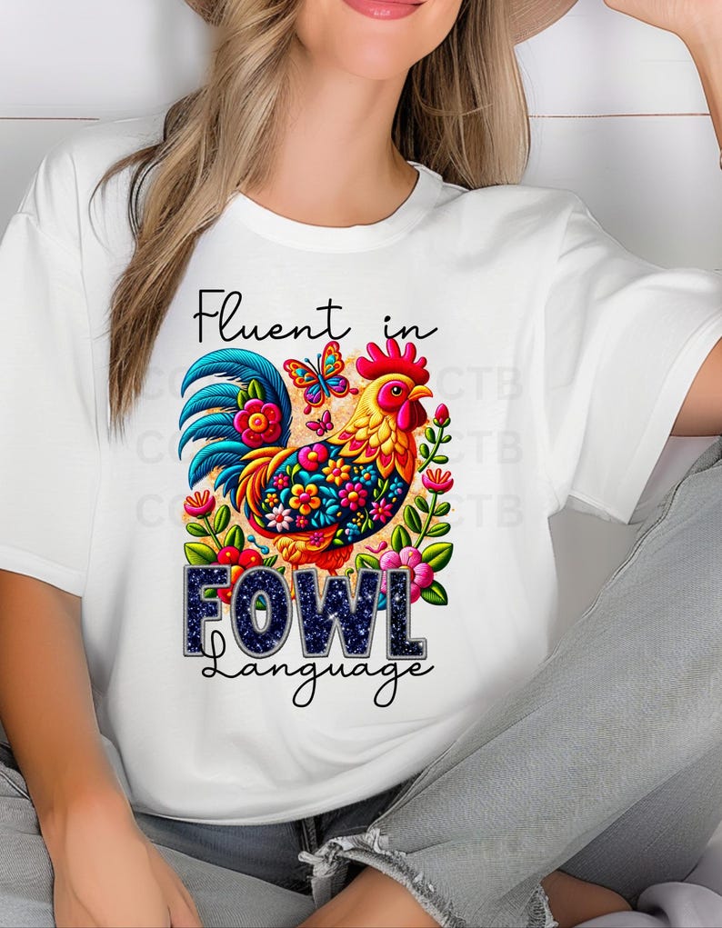 Fluent in Fowl Language - Etsy