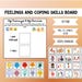 Feelings and Coping Skills Card for Kids, Emotional Regulation Visual ...