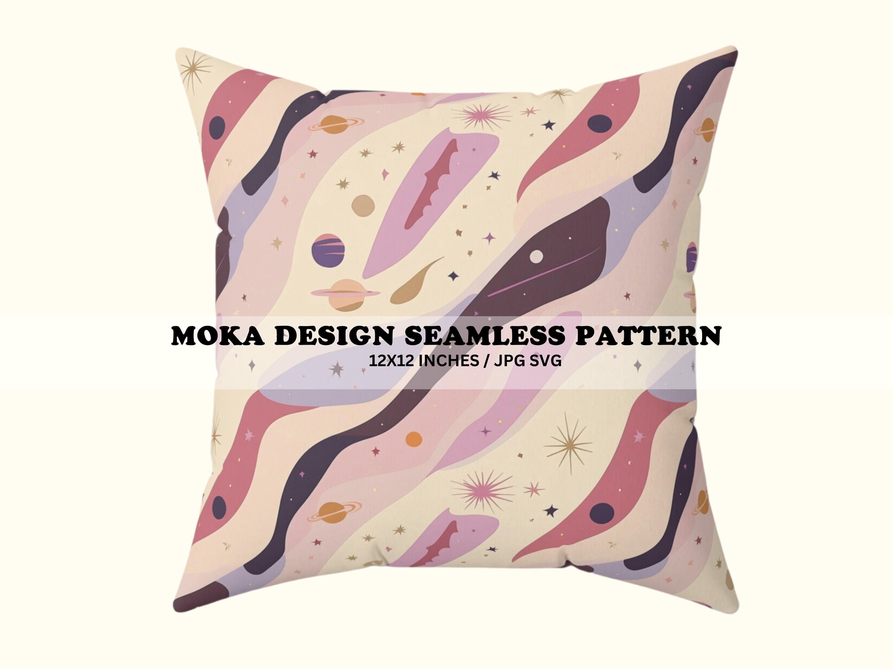 Soft Pastel Outer Space Seamless Pattern Jpg Svg File, Space Pattern ...