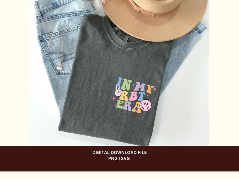 Retro in My RBT Era Png Svg File, Spring Aba Behavior Technician PNG ...