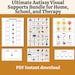 Complete Autism Visual Supports Bundle for Home School Schedule Strips ...