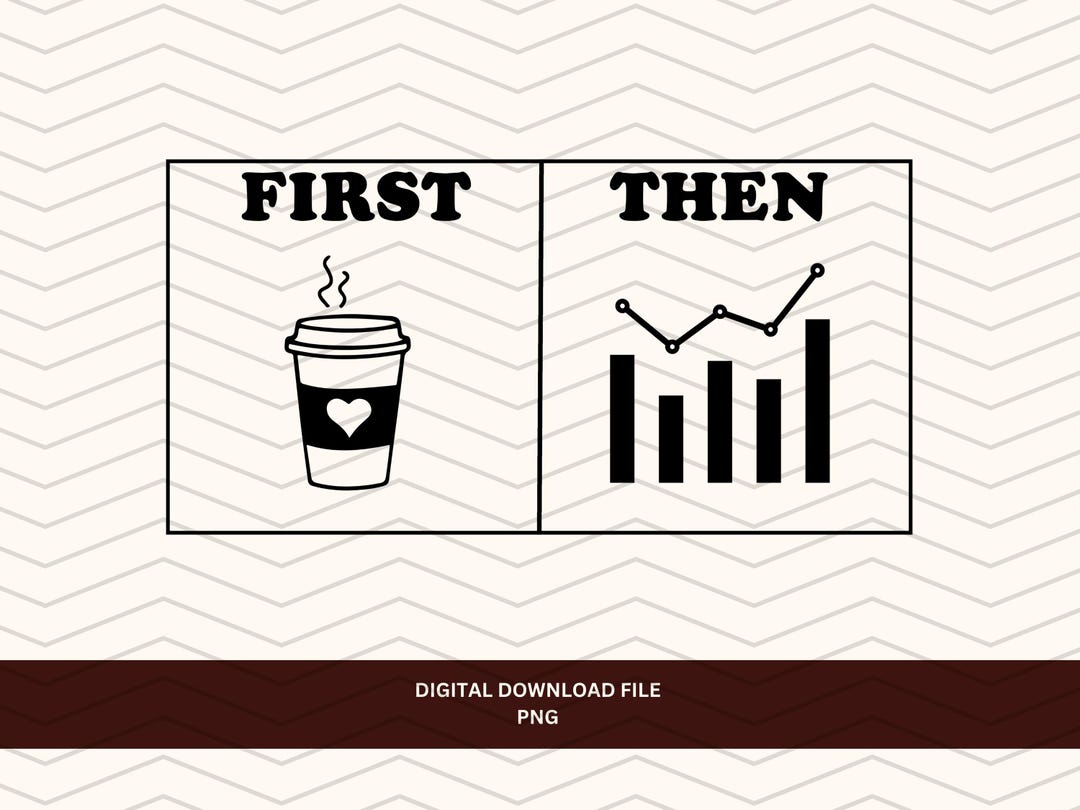 Funny ABA Coffee Then Data (png, Svg), RBT BCBA Design (digital ...