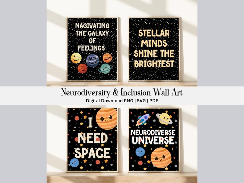 Inclusion and Acceptance Wall Art for Classroom or Office, Space ...