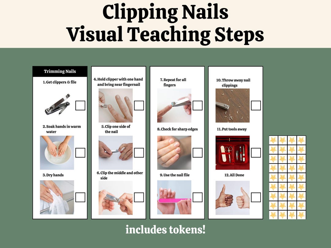 Nail Clipping Visual Task Analysis With Tokens | Real Photos Life ...