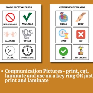 Complete Autism Visual Supports Bundle for Home School Schedule Strips ...