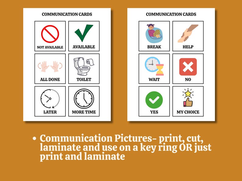 Complete Autism Visual Supports Bundle for Home School Schedule Strips ...