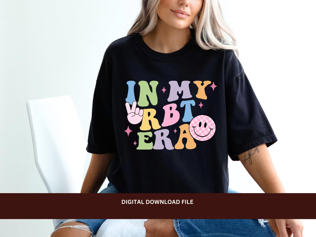 Retro in My RBT Era Png Svg File, Spring Aba Behavior Technician PNG ...