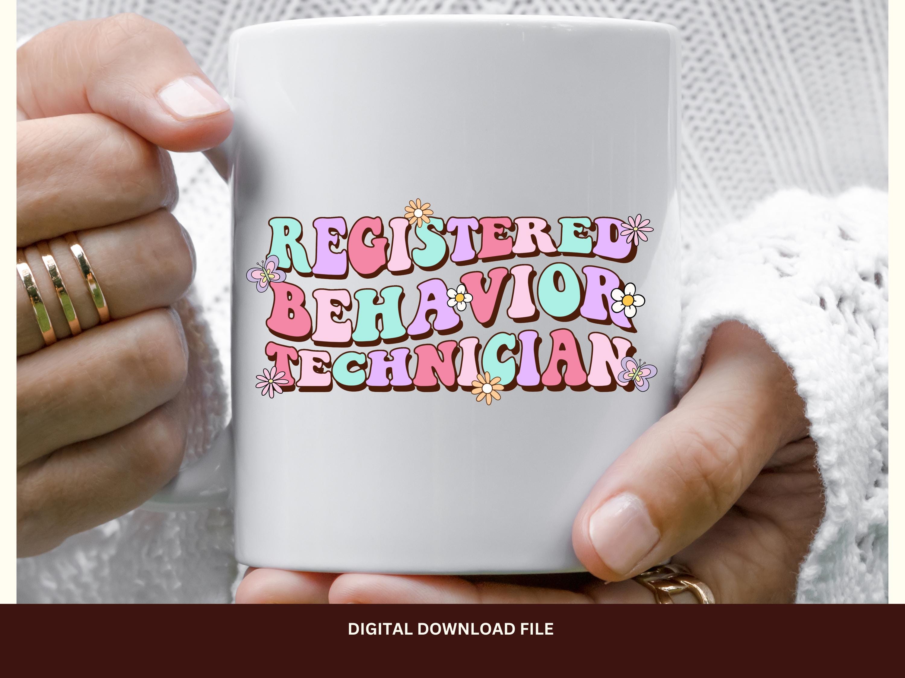 Spring Floral RBT Png Svg File, Easter RBT Design, Retro Behavior Tech ...