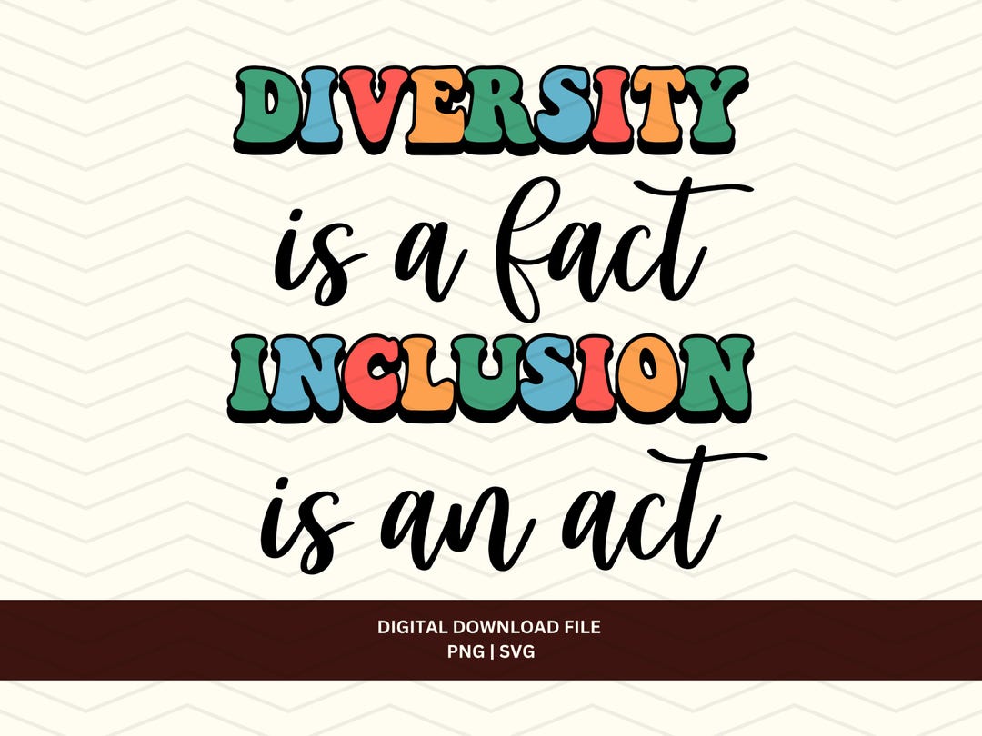 Diversity and Inclusion PNG File, Retro Choose to Include PNG ...