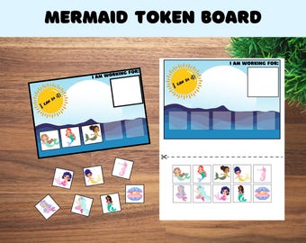 Beach Themed Token Board, Ocean Token Economy, Sea Shells Kids Reward ...