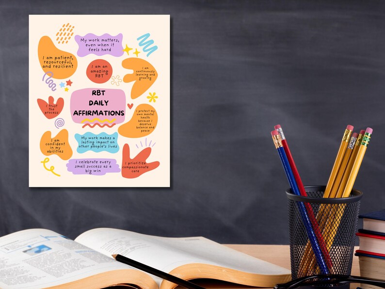 Printable Aba Wall Art for Clinic or Office Print, Behavior Technician ...