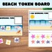 Beach Themed Token Board, Ocean Token Economy, Sea Shells Kids Reward ...