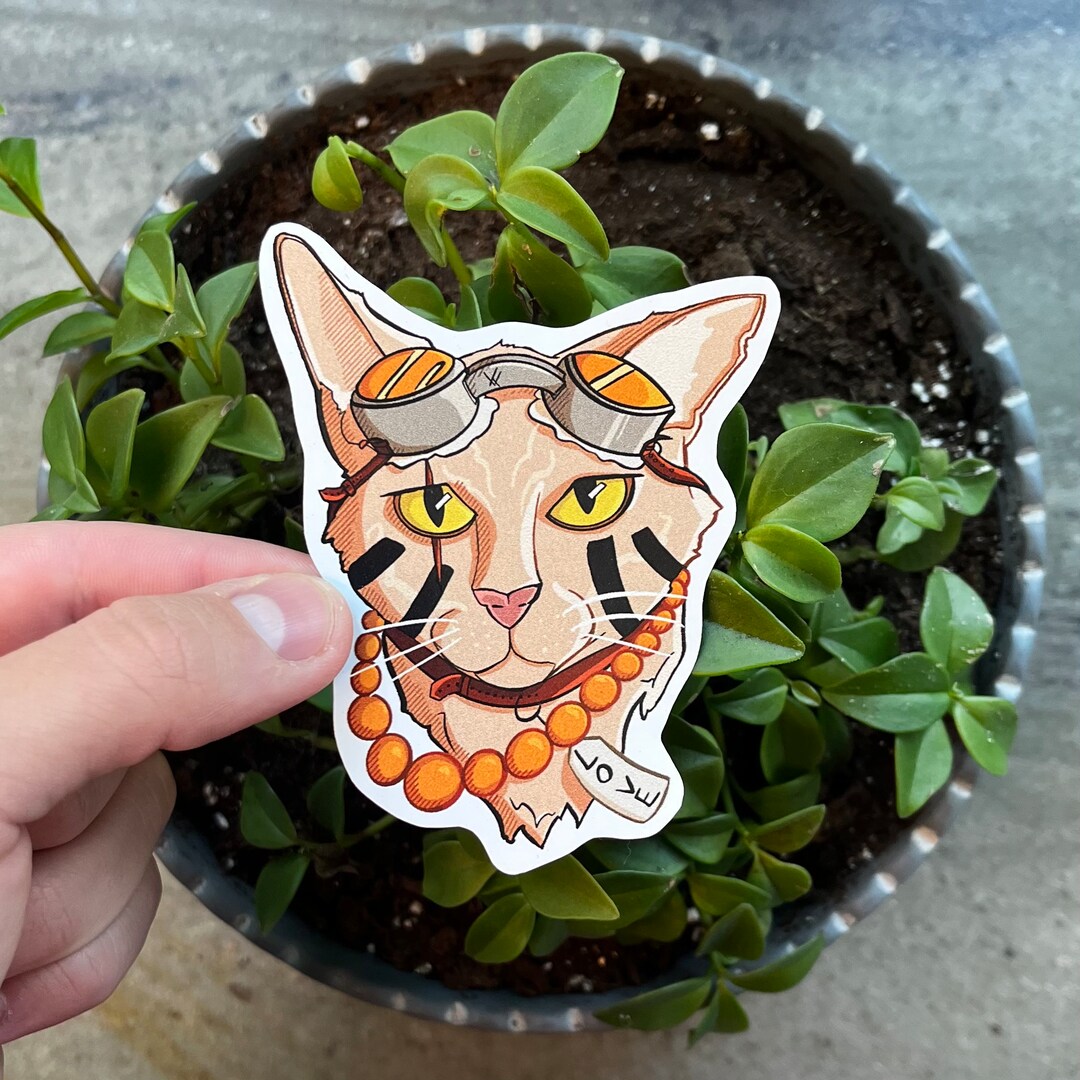 Love Cat Sticker: Durable + Weatherproof - Etsy