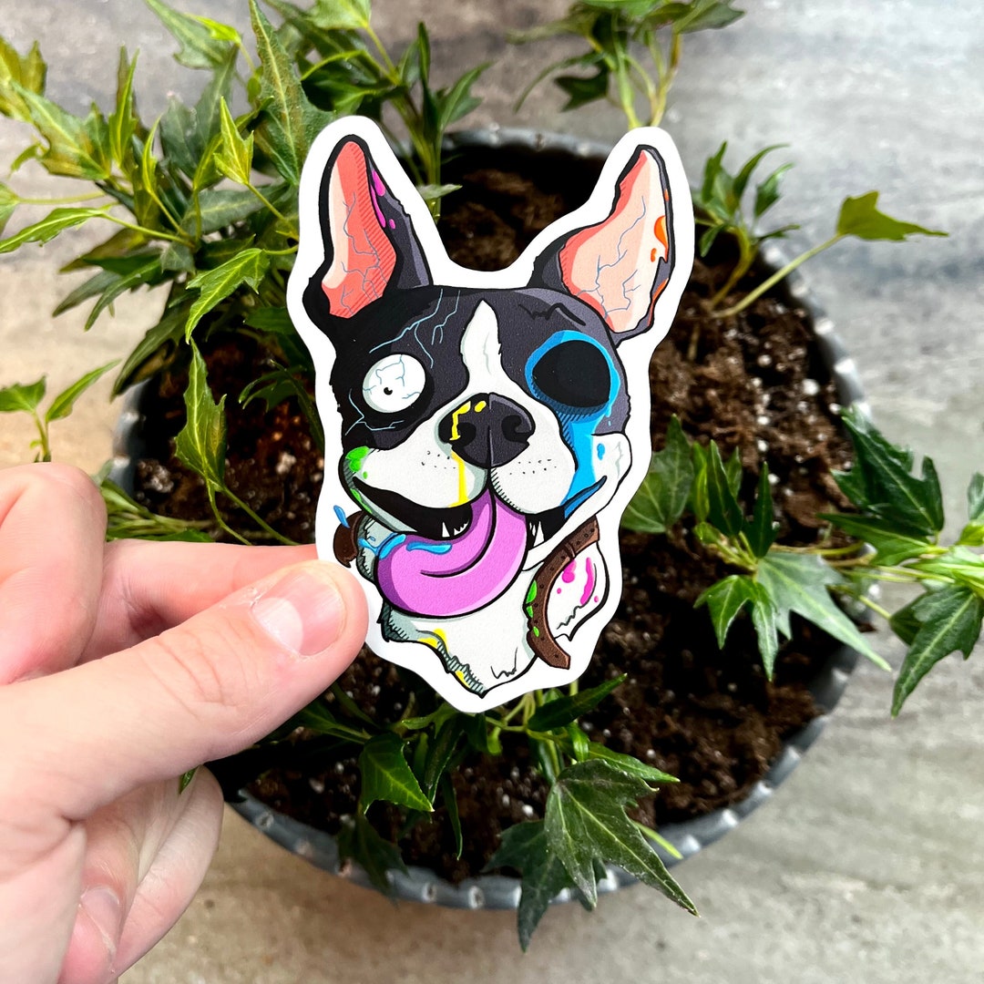 Zombie Dog Sticker: Durable + Weatherproof - Etsy