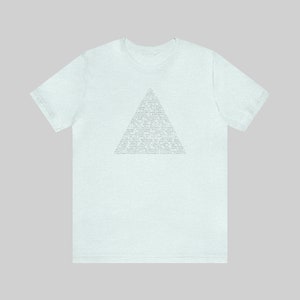 Code Triangle Shirt Famous Code Snippets Graphic Tee, Techwear, Shirts ...